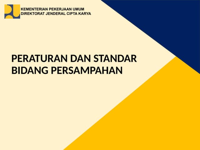 Permen PU Nomor 3 Tahun 2013 tentang Penyelenggaraan Prasarana Dan ...