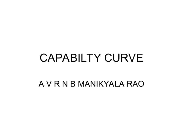 Generator capability curve | PPT