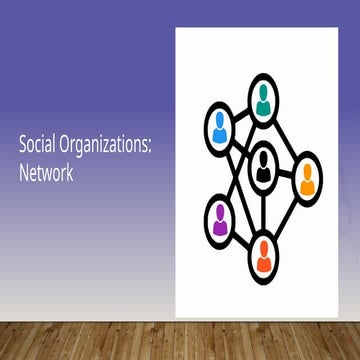Social Organizations Network in our Society.pptx