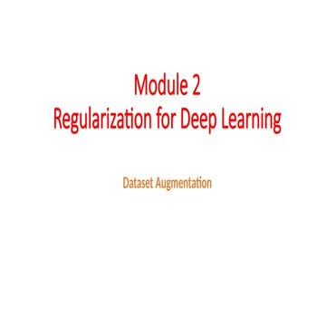 Neocognitron Model concepts in Deep Learning | PPTX