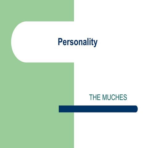 4. Personality power points, traits influence on the psychology | PPT