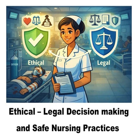 Ethical - Legal decision making and Safe Nursing Practices | PPTX