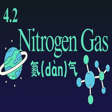 Nitrogen is a colourless, odourless, and tasteless gas. It makes up ...