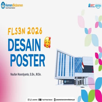 Desain Poster Kampanye Sosial Edukatif FLS3N 2026: Ruang Bermain ...