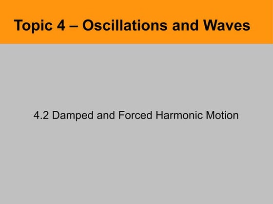 Oscillations | PPT