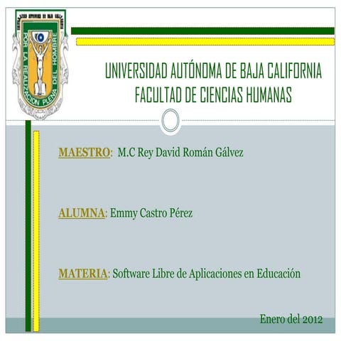 Emmy Castro Perez, Estudiante at Fch