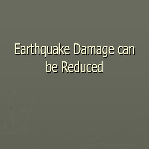 Earthquake and its impact | PPTX