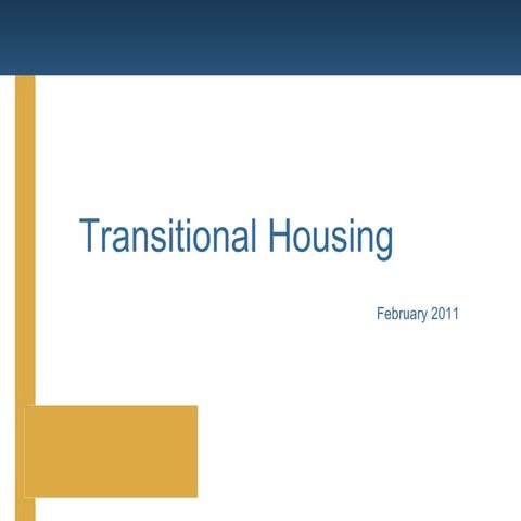 4.3 In Transition: Making the Most of Your Transitional Housing ...