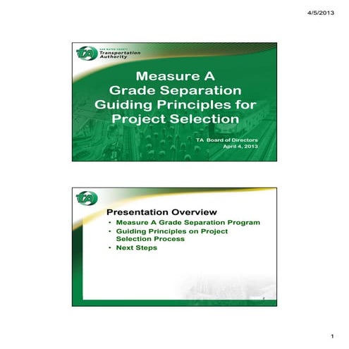 4 4-13 measure a grade separation guiding principles for proj selection ...