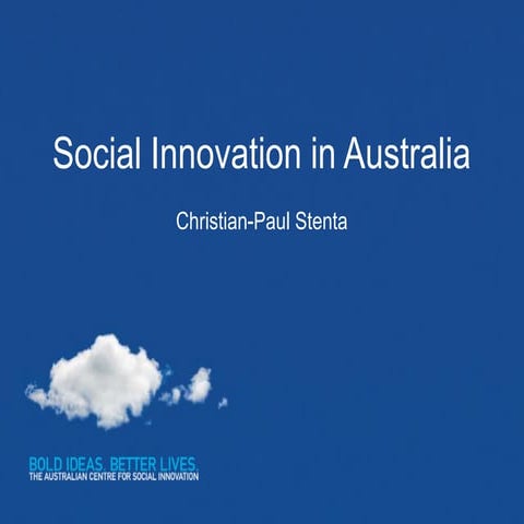 ANIS 2012 - Asia social innovation tour_Christian Paul Stenta | PDF