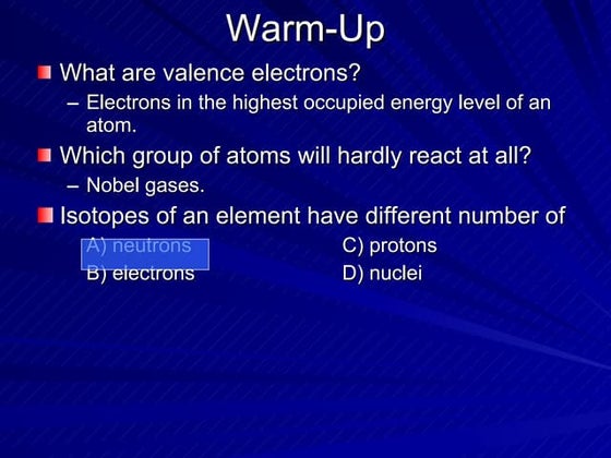 Periodic trends | PPT