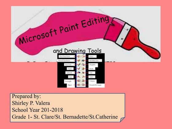 Microsoft Paint introduction for beginners | PPTX