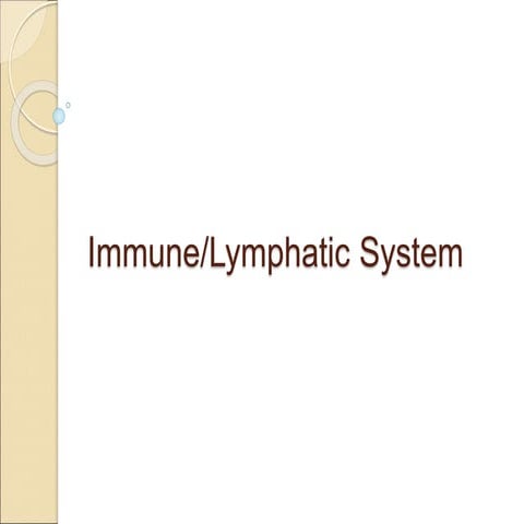 4-5.-Immune.Lymphatic.Ana.Physio.Patho.ppt | Free Download