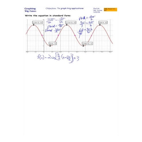 Solving first degree trig equations | PDF