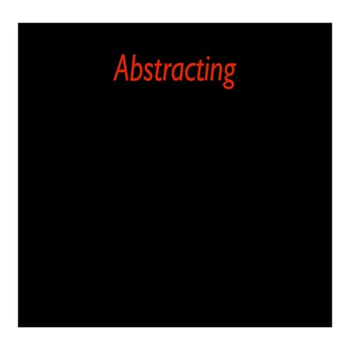 4. abstracting | PPT