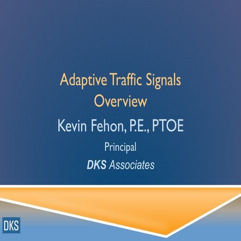 4 Adaptive Signal Control How Does It Work Pdf