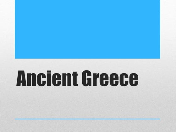 Ancient Greece: Athens vs. Sparta | PPT