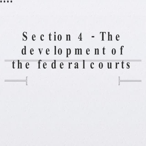 Section 4 & 5 of the Judicial Branch | PPT