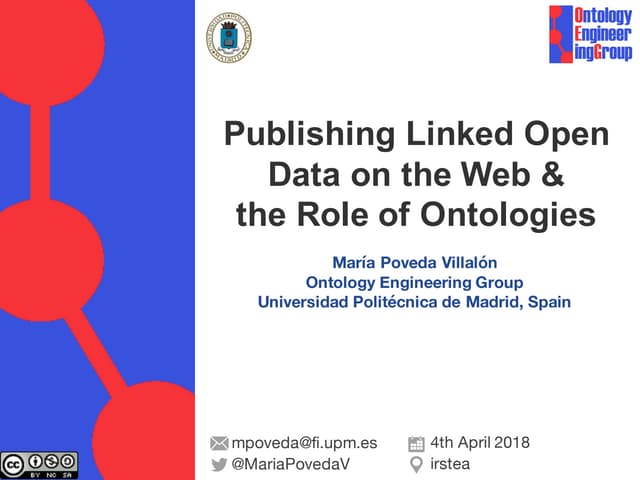Publishing Linked Open Data On The Web And The Role Of Ontologies Ppt