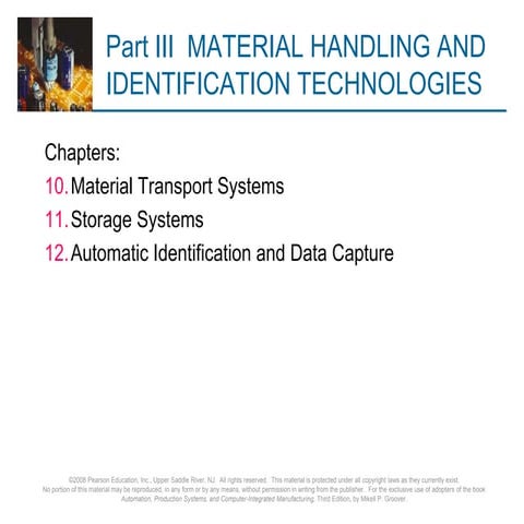 material handling equipment | PPTX