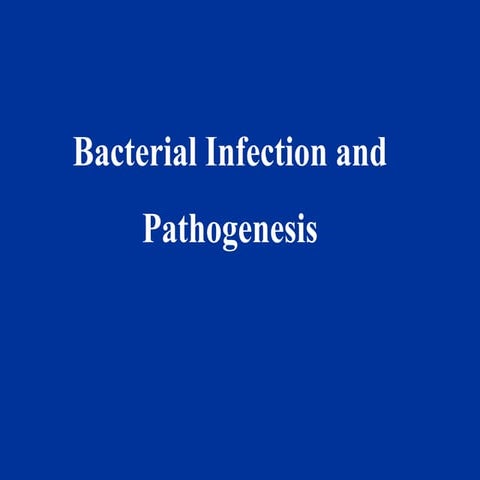 4 bacterial infection and pathogenesis | PPT