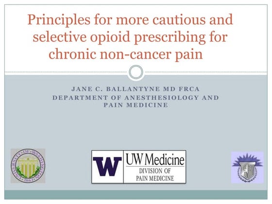 Reducing opioid prescribing (in general practice) | PPT
