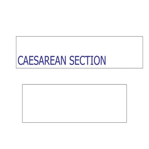Caesarean section by UM | PPT | Pregnancy | Reproductive Health