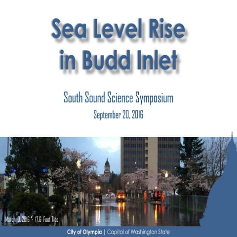Eric Christensen, Sea level rise, Budd Inlet | PPT
