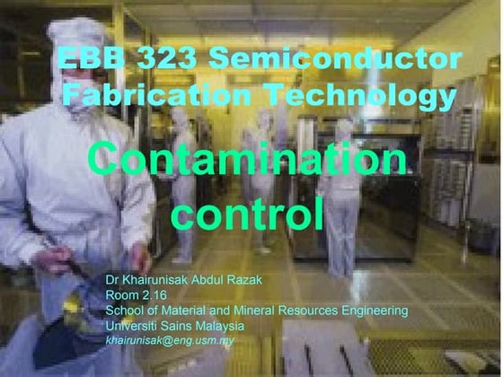 Semiconductor Manufacturing Fab Engineers | PPTX