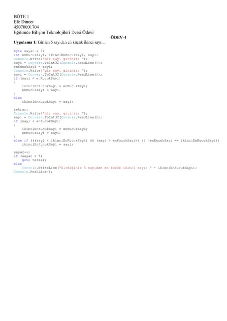 Algoritma Ödevi 3 | DOC