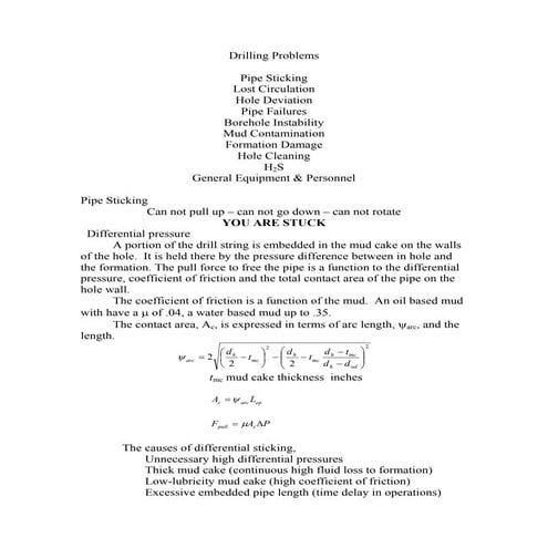 4 drilling problems and prevent | PDF
