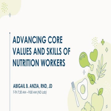 Nutrition communication | PPTX
