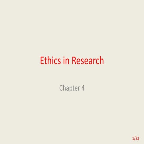 4 ethics in research | PPT