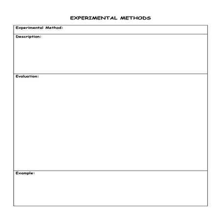 4. Experimental Methods Table | DOC