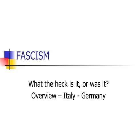 4 Fascism | PPT