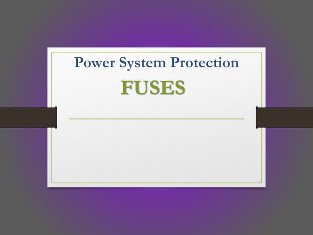 Simple model of Fuse(LTspice) | PPT