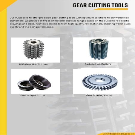 GEAR-CUTTING-TOOLS EXPORTERS | PDF | Woodworking | Arts and Crafts