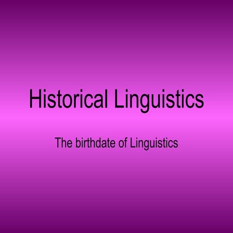 4-historical-linguistics.ppt. History of English Literature | PPT