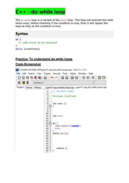 4 Intro Cpp Do While Loop 7675
