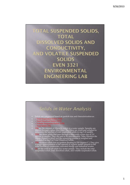 Lab 1 solid determination | PDF
