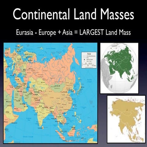#4 Land Masses (largest) | KEY