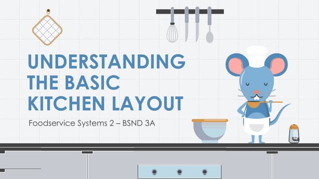 (TLE) Kitchen Layouts Presentation | PPTX