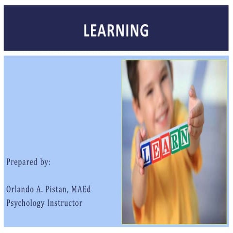 Learning | PPTX