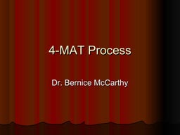 Use 4MAT to design engaging workshops | PPT