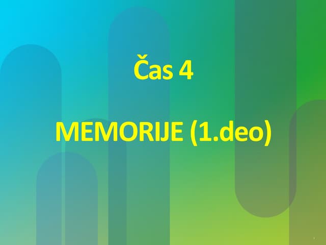 Računarski sistem | PPT