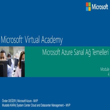 Microsoft Azure Sanal Ağ Temelleri | PPTX