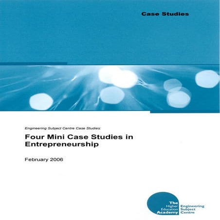 4 mini-case-studies | PDF | Startups | Business