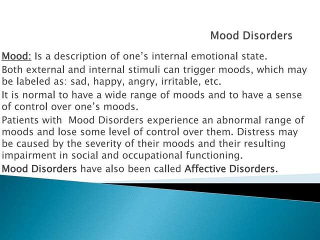 Bipolar disorder | PPTX