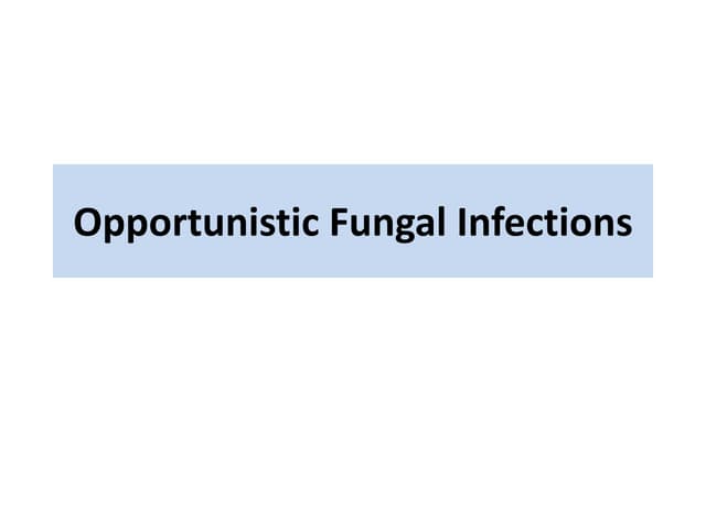 Fungal infections of the oral cavity | PDF