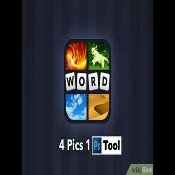 4 pics-1-word game about photoshop tools | PPTX